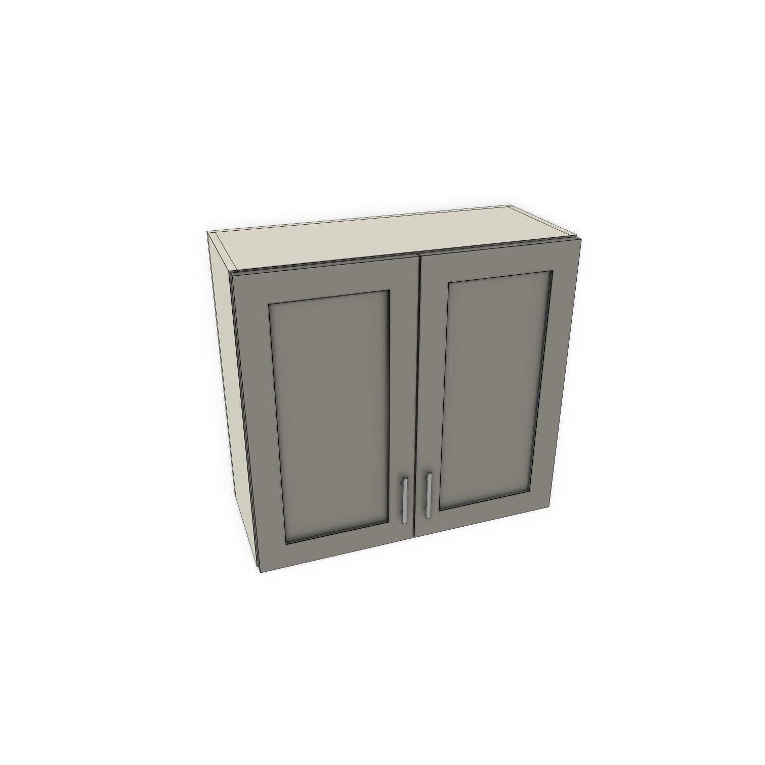 30 Width x 28 Height Wall Cabinet with Melamine Doors